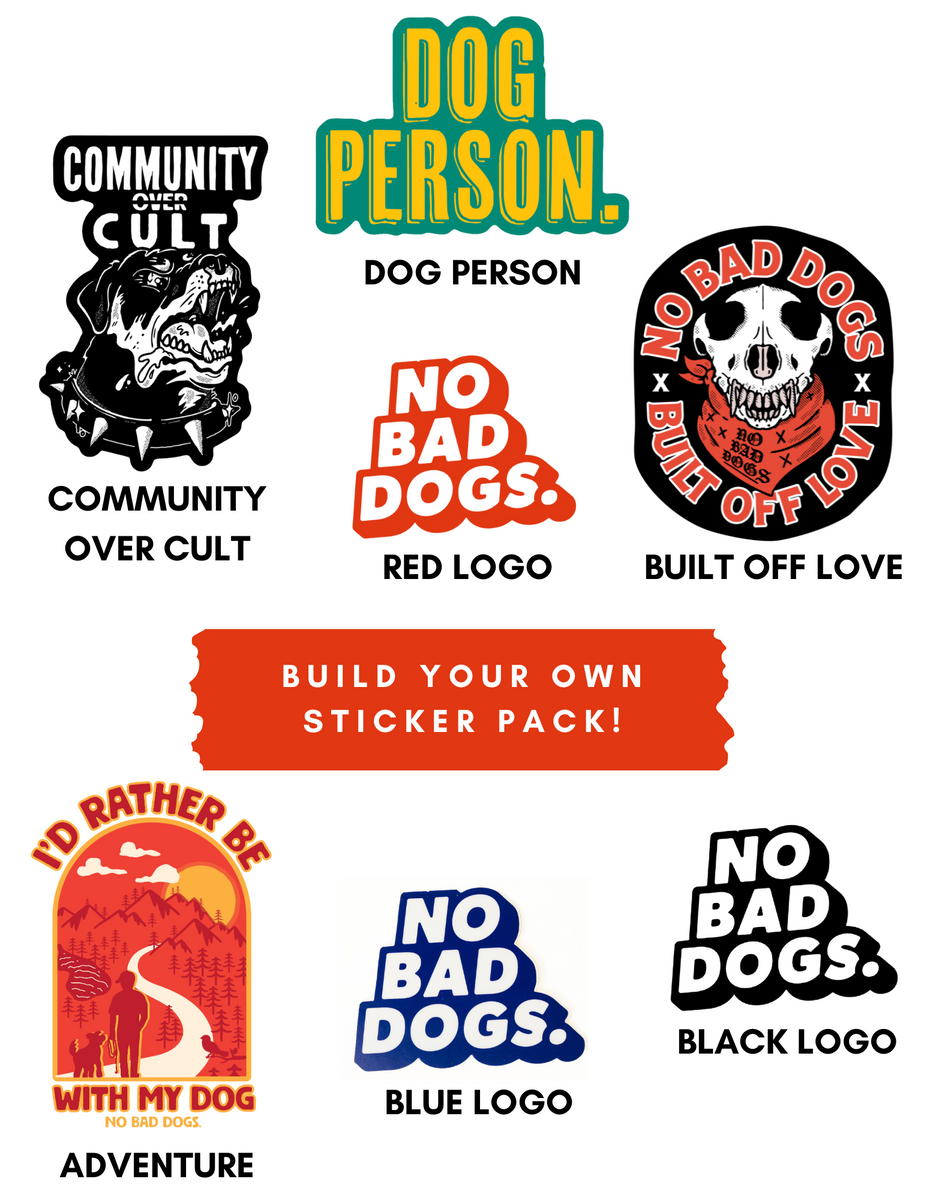 Sticker 6-Pack – No Bad Dogs Official